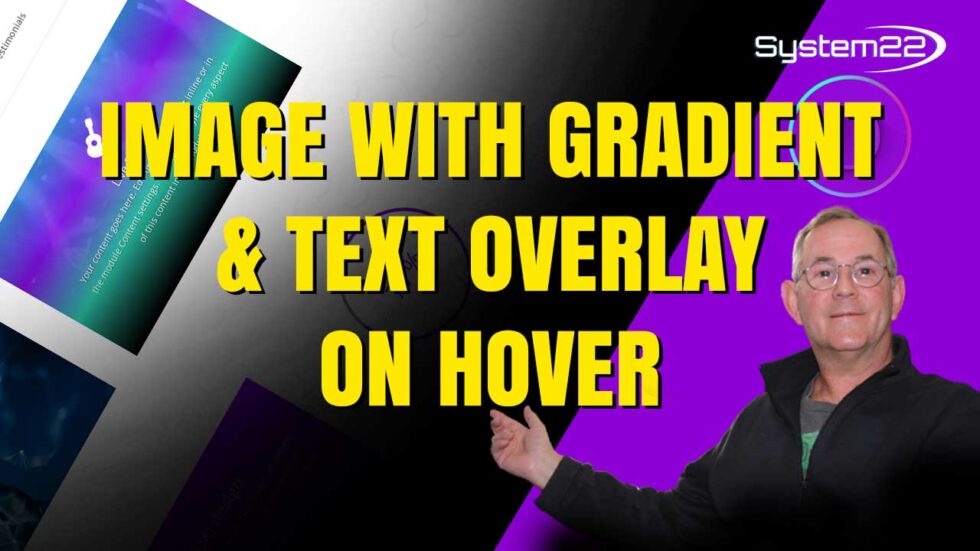 Divi 4 Image With Gradient And Text Overlay On Hover