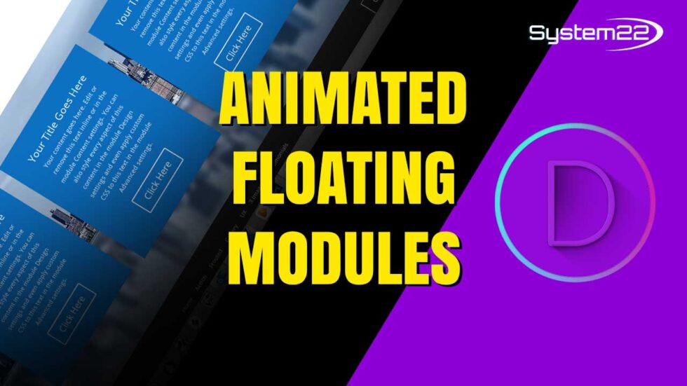 Divi Theme Tips and Tricks How to Create ANIMATED FLOATING MODULES in ...