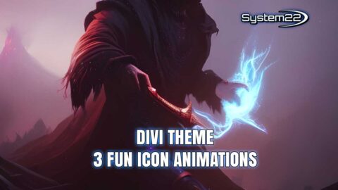 Divi Theme 3 Fun Icon ANIMATIONS | S22 Blog