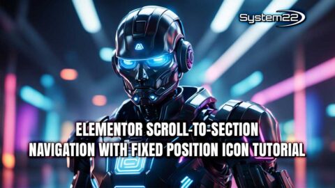 Elementor Scroll-to-Section Navigation